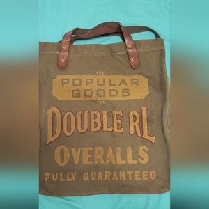 Ralph Lauren Double RL | Bags | Ralph Lauren Rrl Heavy Canvas Logo ...